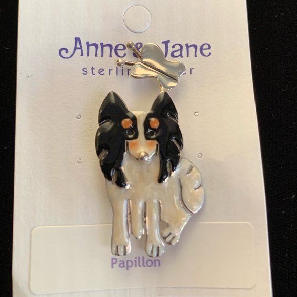 Jewelry | New Sterling Silver Papillon Pin By Anne And Jane | Poshmark